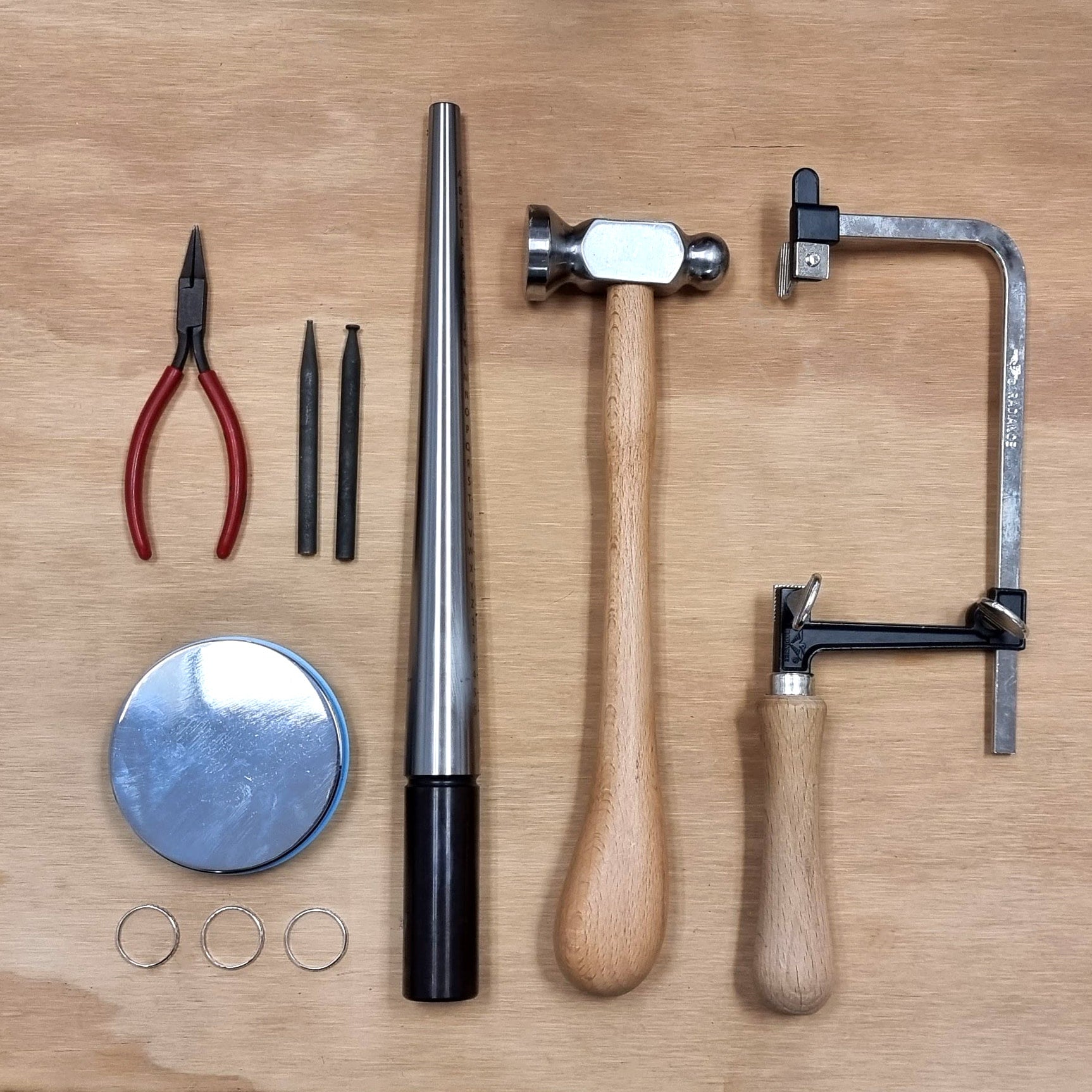 Learn basic silversmith techniques in jewellery workshop | Rose Mercer ...