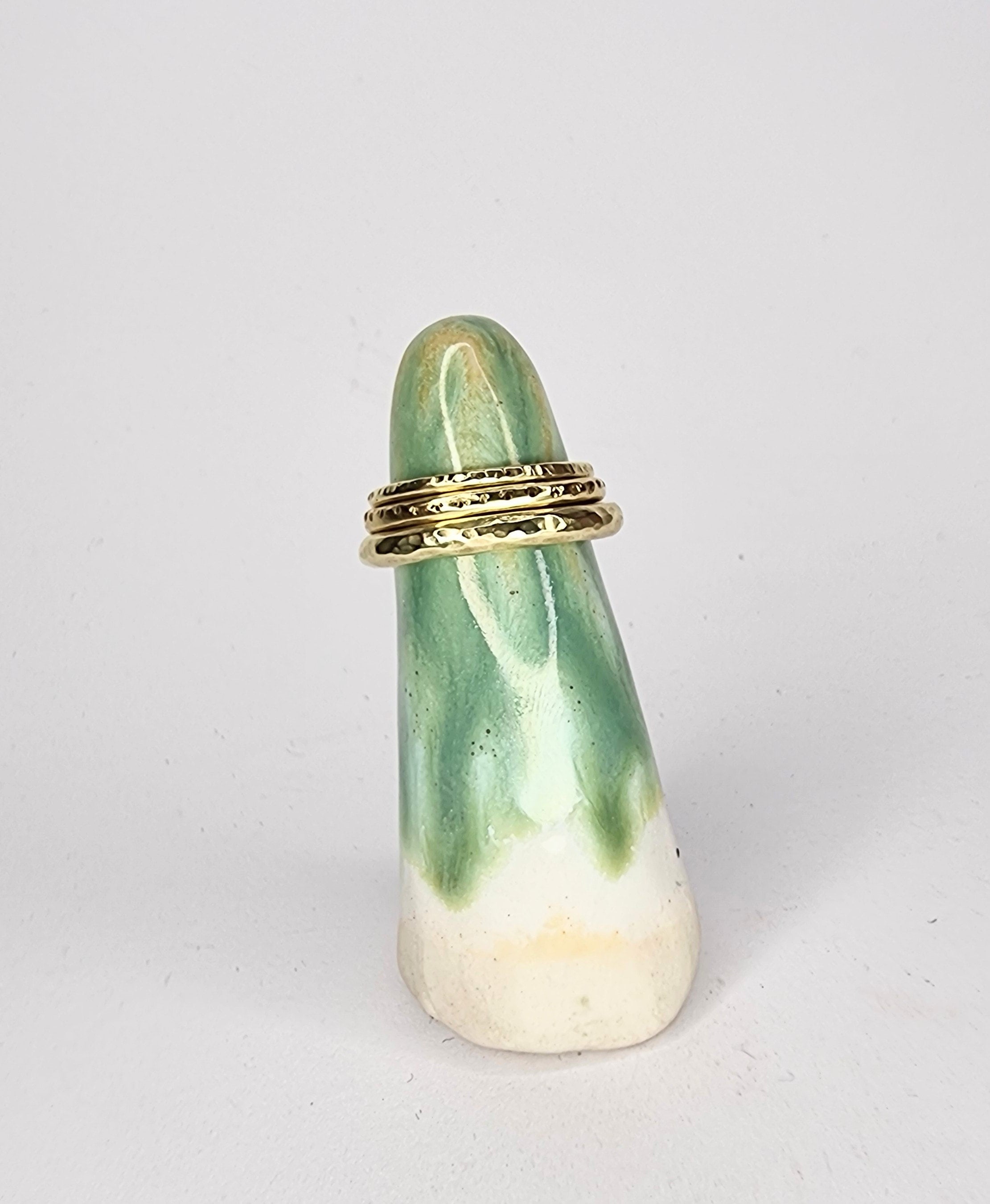 Learn basic silversmith techniques to make a set of stacking rings in ...