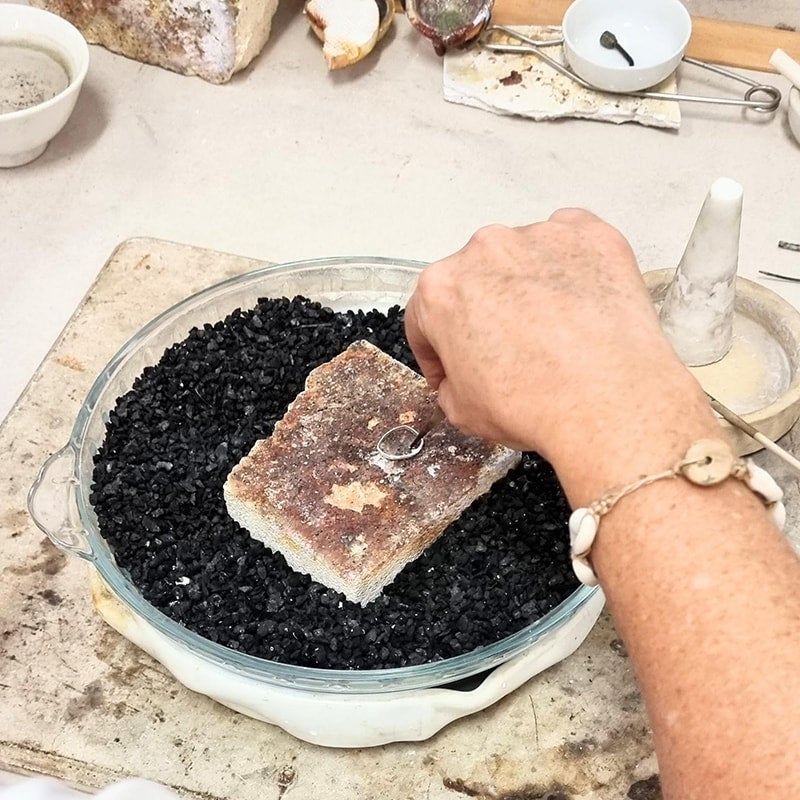 Learn basic silversmith techniques to make a set of stacking rings in ...